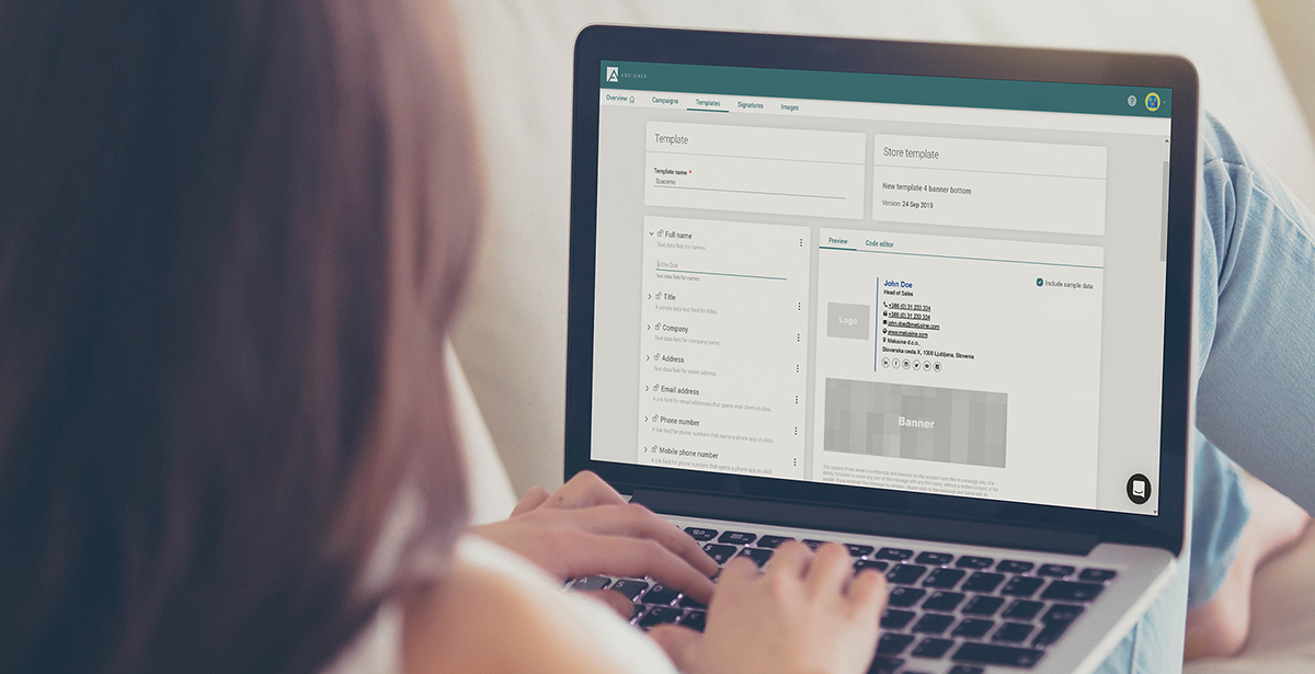 How to choose and edit a template? | AdSigner